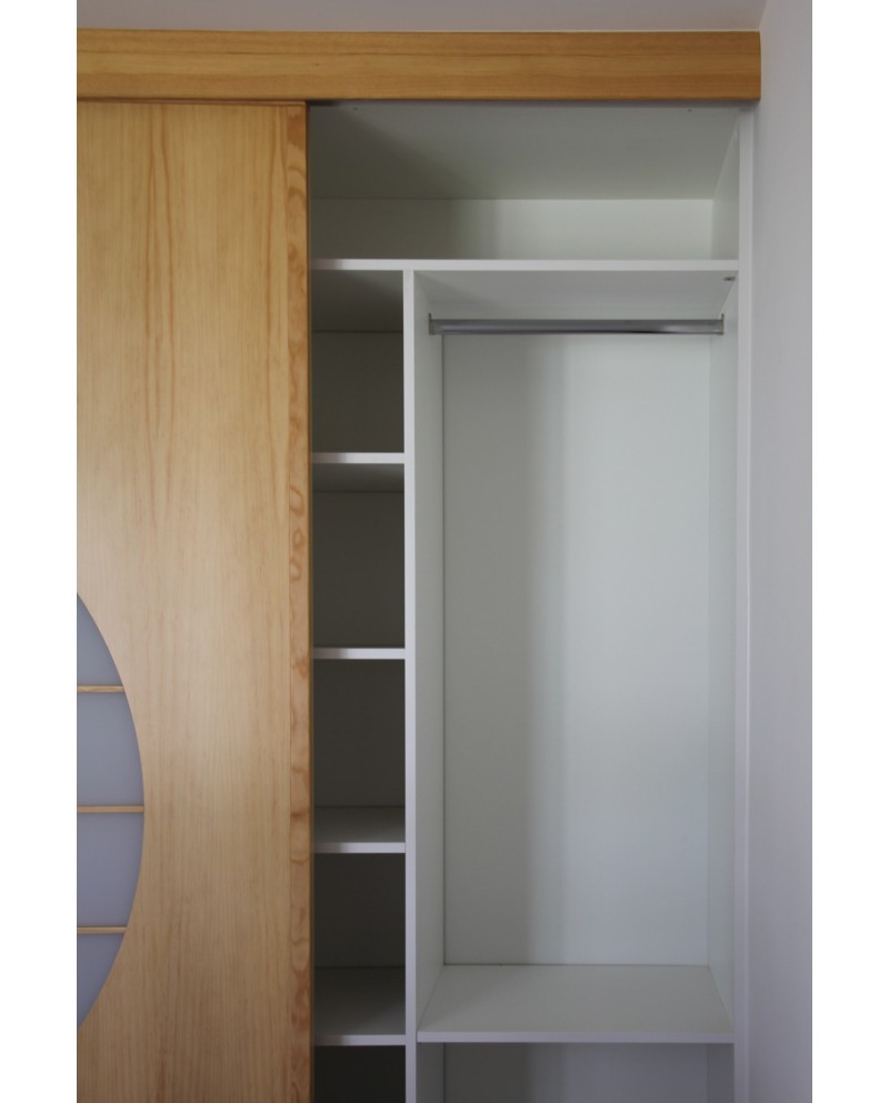 Chambre dressing sur mesure avec porte coulissante